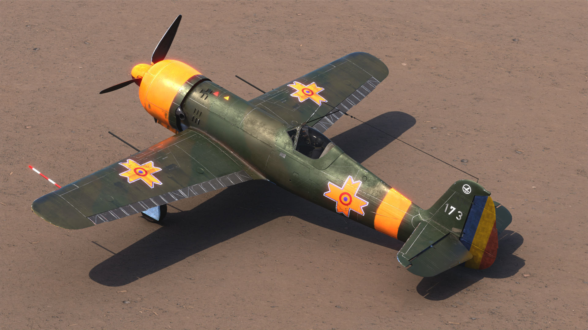 IAR-80 WW2 Romanian Aircraft - Western Front colors 3D model animated ...