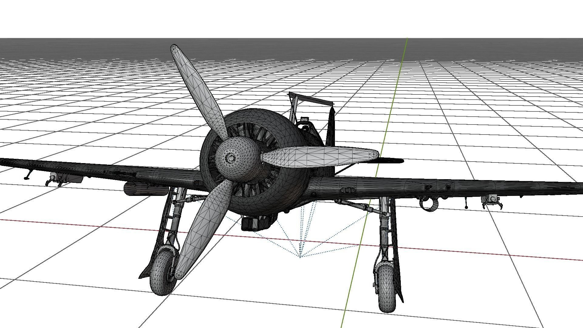 IAR-80 WW2 Romanian Aircraft - Western Front colors 3D model animated ...