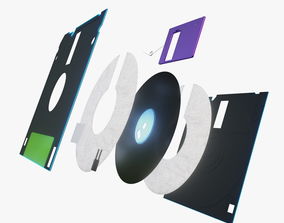 Animated Floppy disk 3D Models | CGTrader