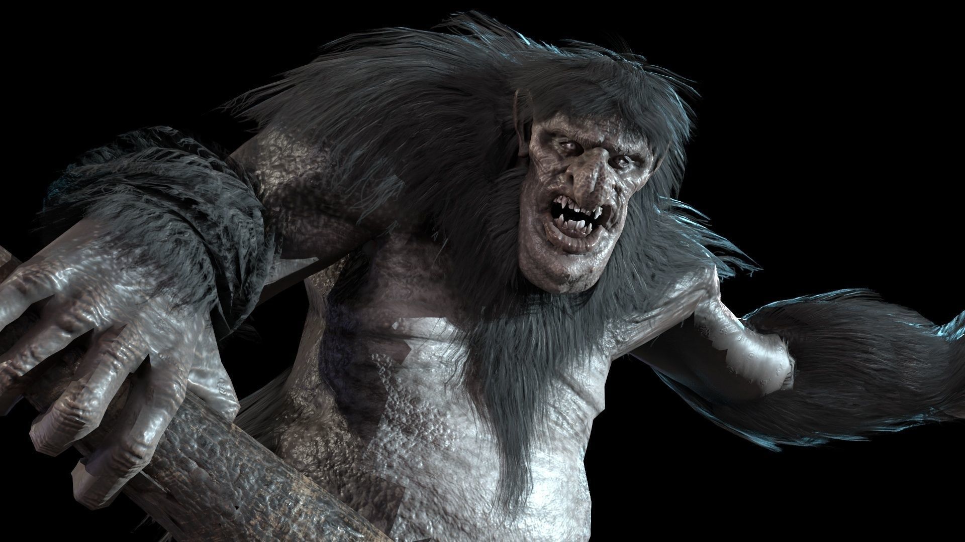 3D model Scandinavian troll VR / AR / low-poly rigged animated | CGTrader