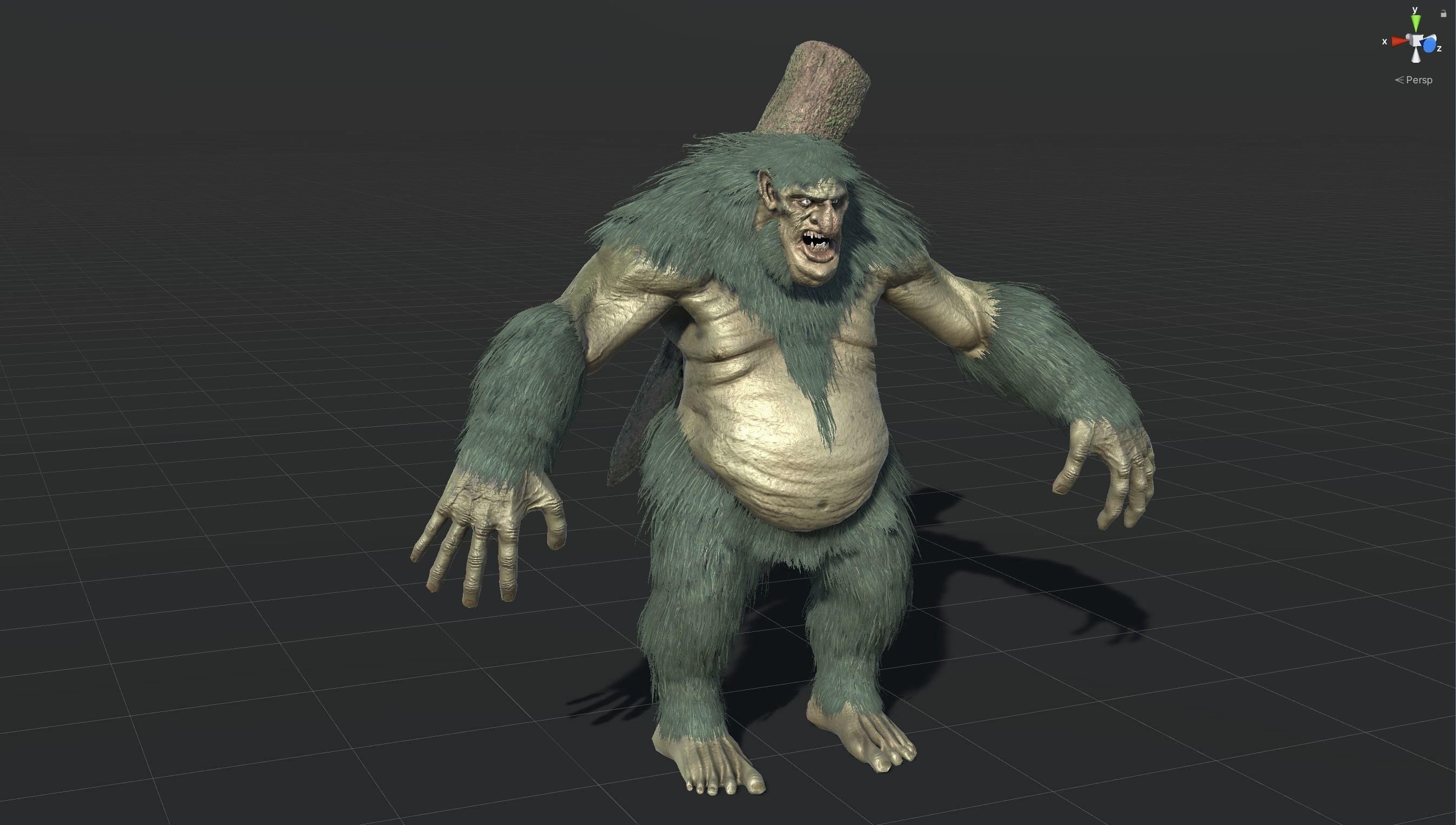 3D model Scandinavian troll VR / AR / low-poly | CGTrader