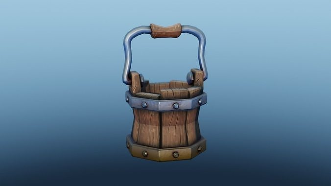3D model Stylized Bucket VR / AR / low-poly | CGTrader