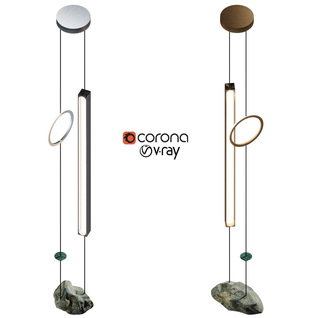 Milky Way Floor-to-ceiling Column 3D model | CGTrader