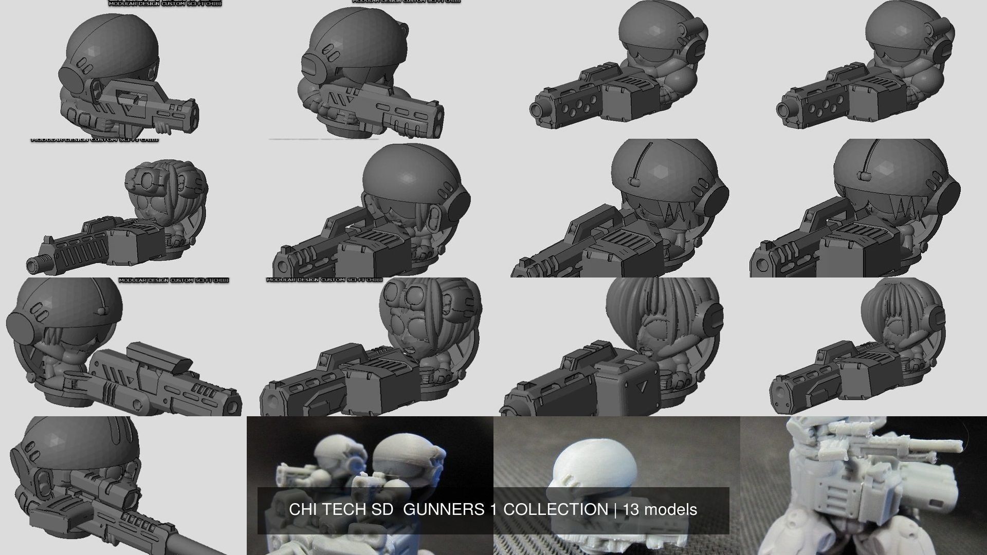 CHI TECH SD GUNNERS 1 COLLECTION | CGTrader