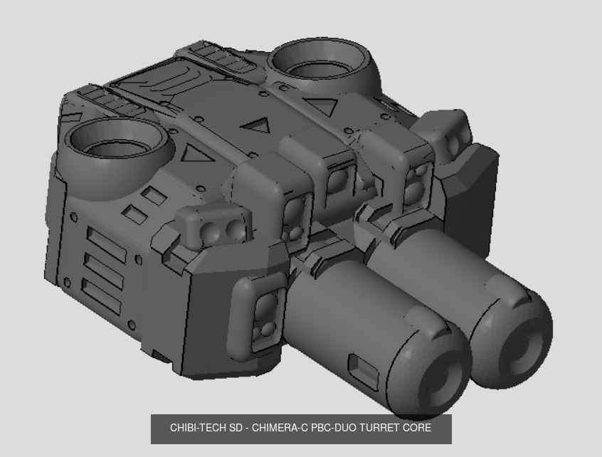 CHI TECH SD TURRETS 1 COLLECTION | CGTrader