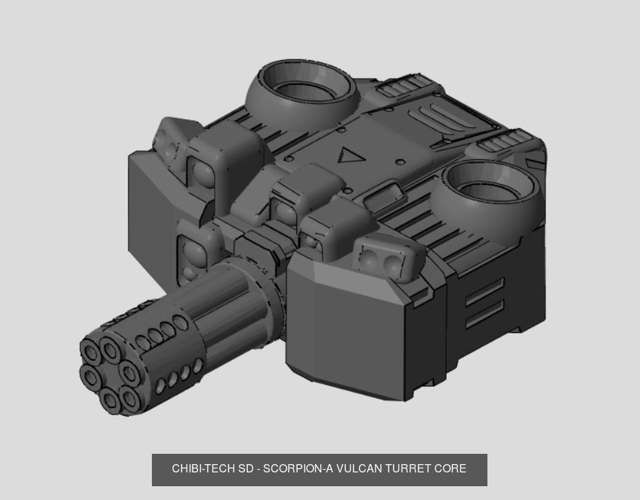 CHI TECH SD TURRETS 1 COLLECTION | CGTrader