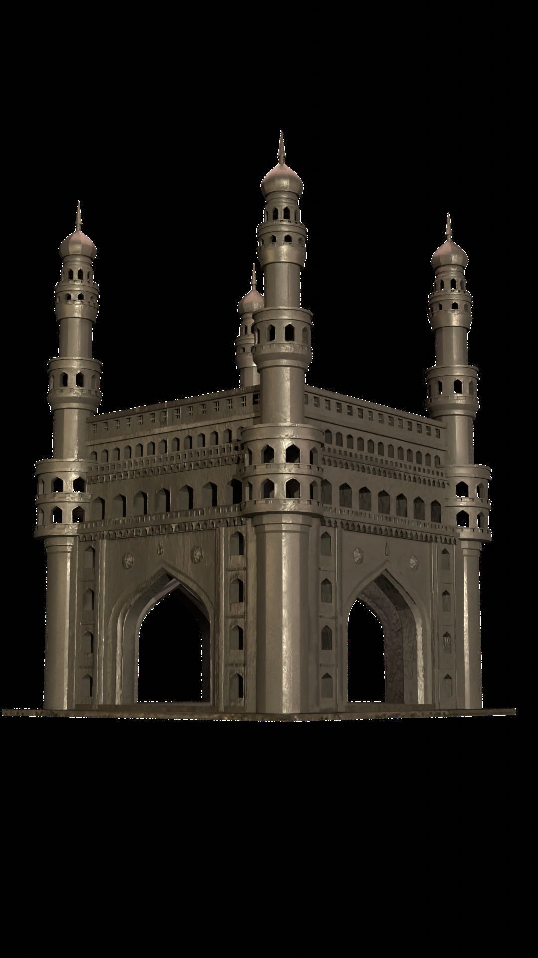 3D model Charminar hyderabad castle VR / AR / low-poly | CGTrader