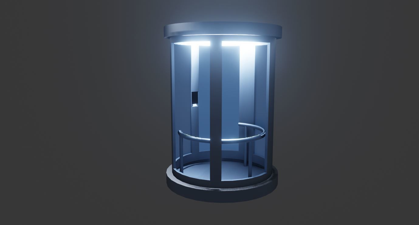 Cylindrical Elevator 3D Model 3D model | CGTrader