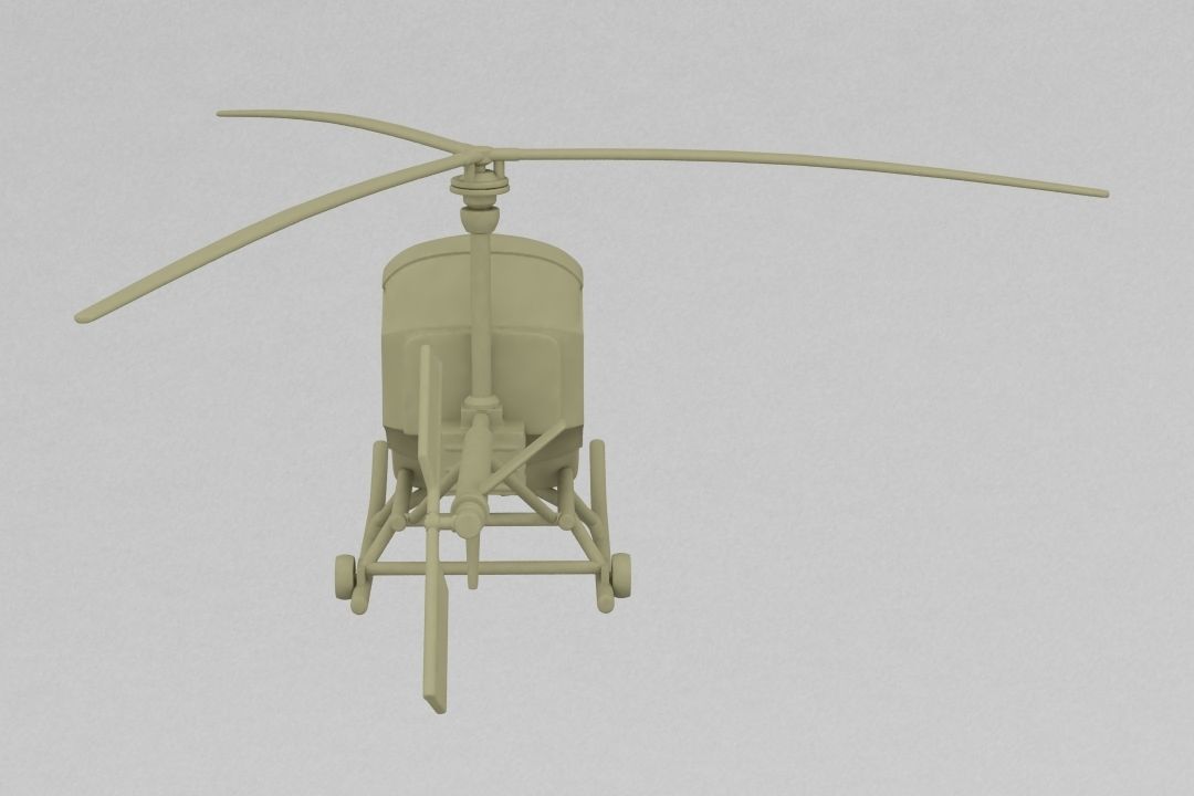 helicopter 3D model 3D printable | CGTrader