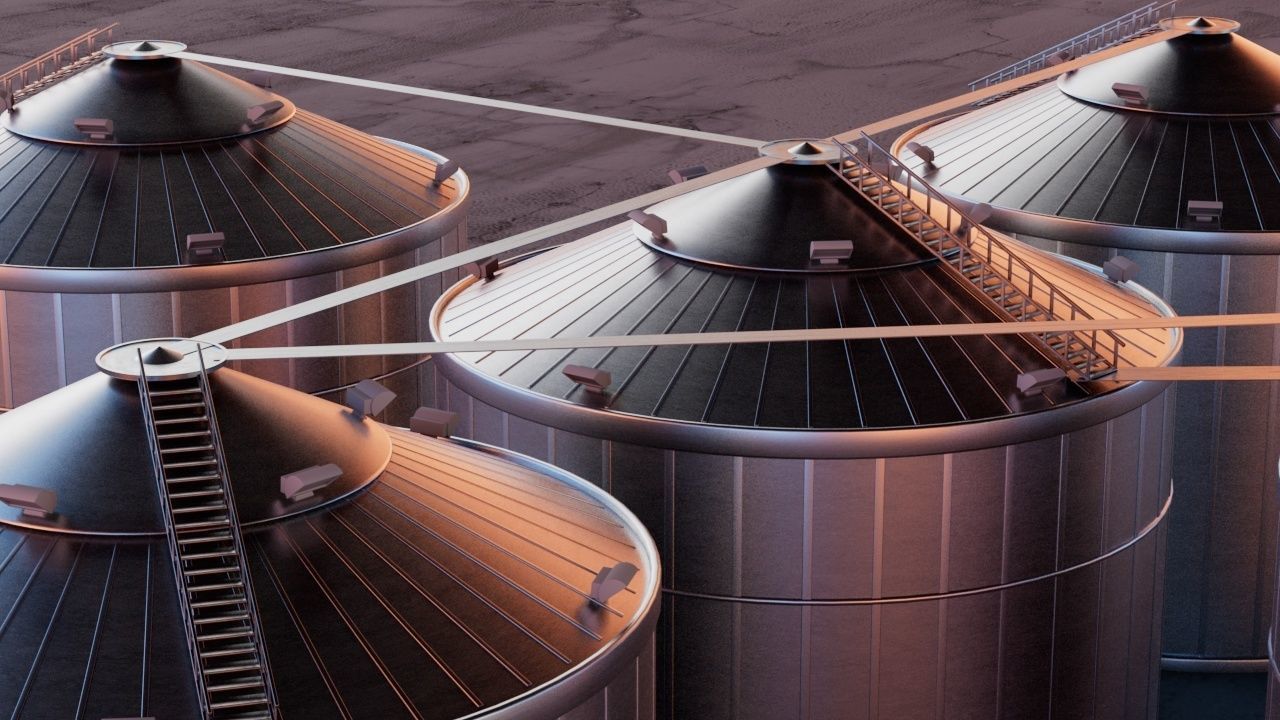 Silo or storage free 3D model | CGTrader