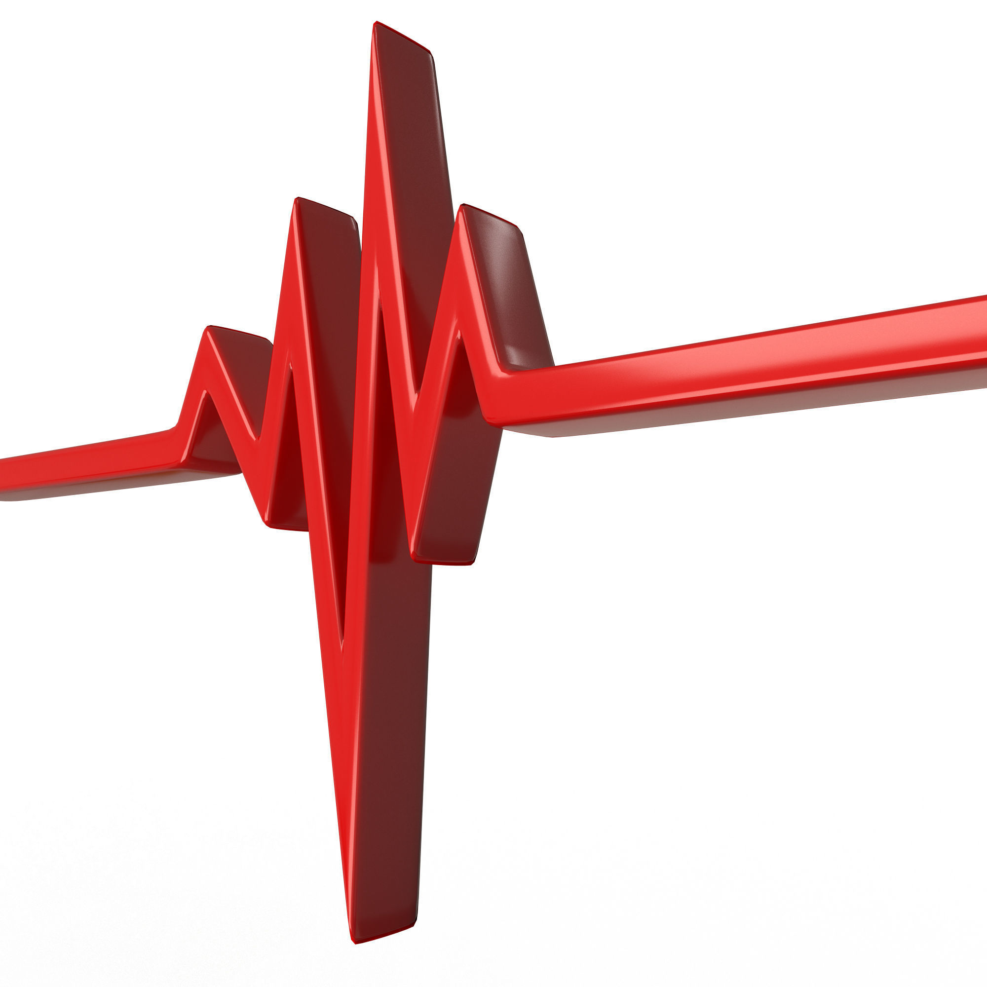 3D model Pulse Symbol VR / AR / low-poly | CGTrader