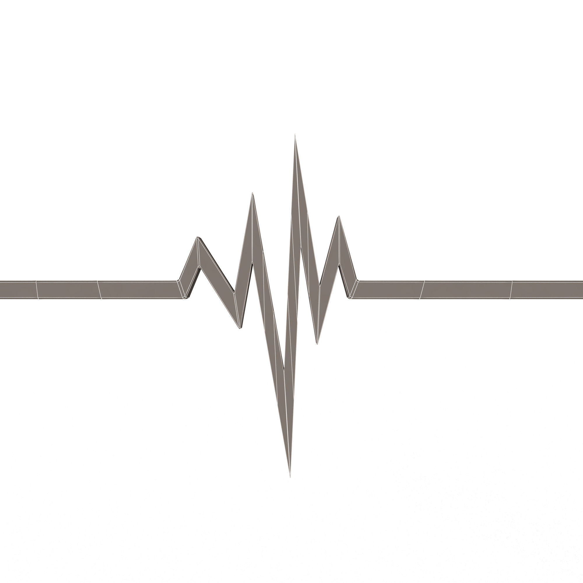 3D model Pulse Symbol VR / AR / low-poly | CGTrader