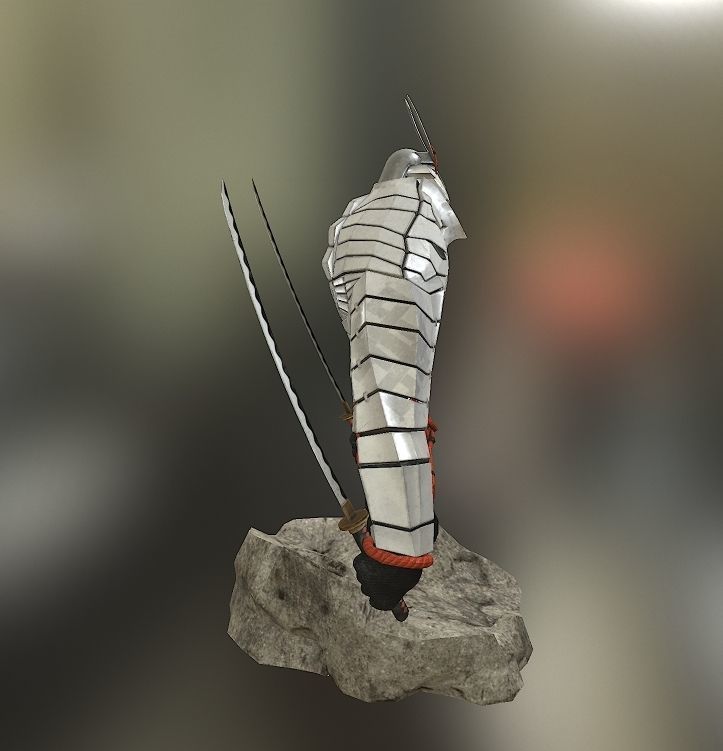 3D model Sci-fi Samurai low-poly VR / AR / low-poly | CGTrader