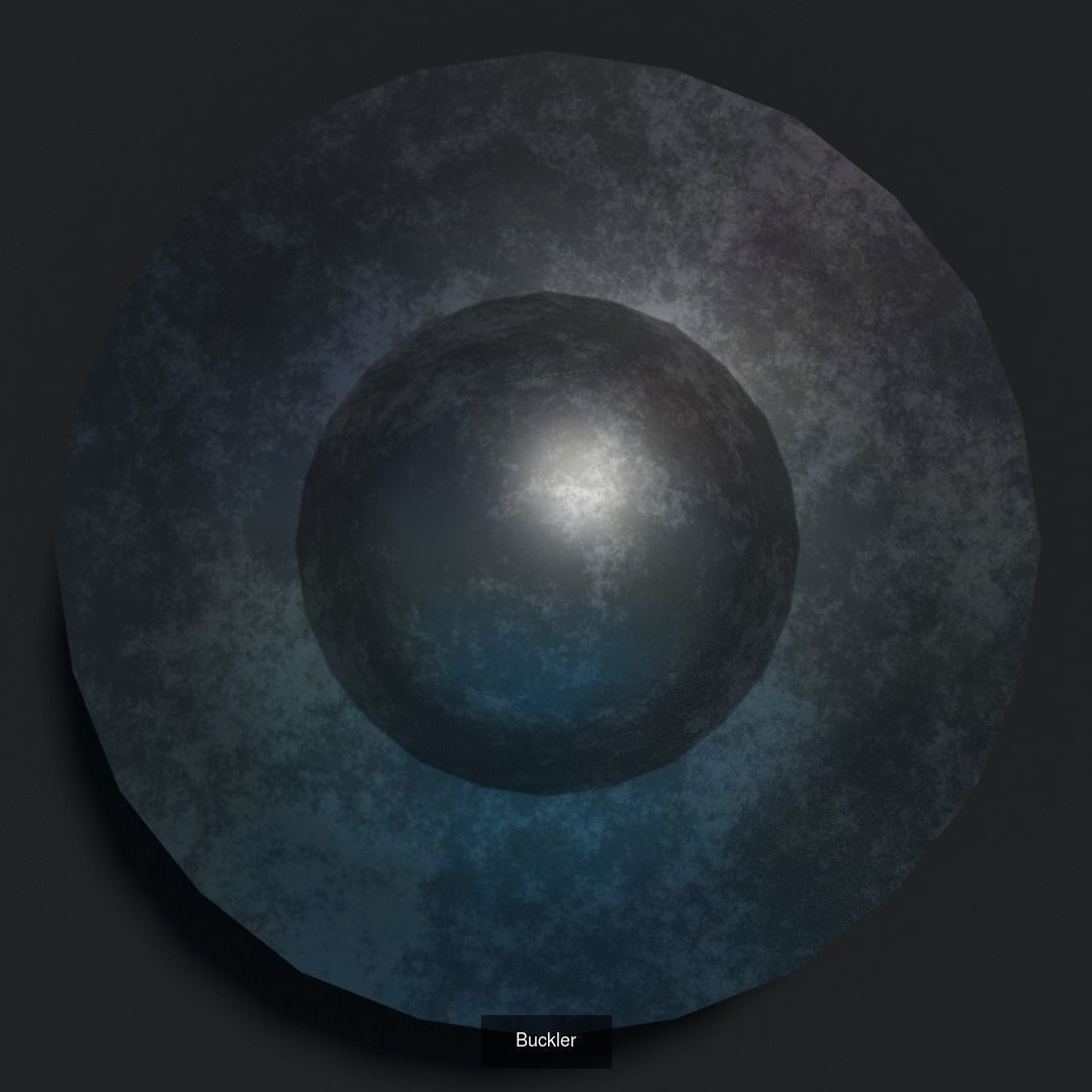 3D Model Collection Ancient and Medieval Shields VR / AR / low-poly ...