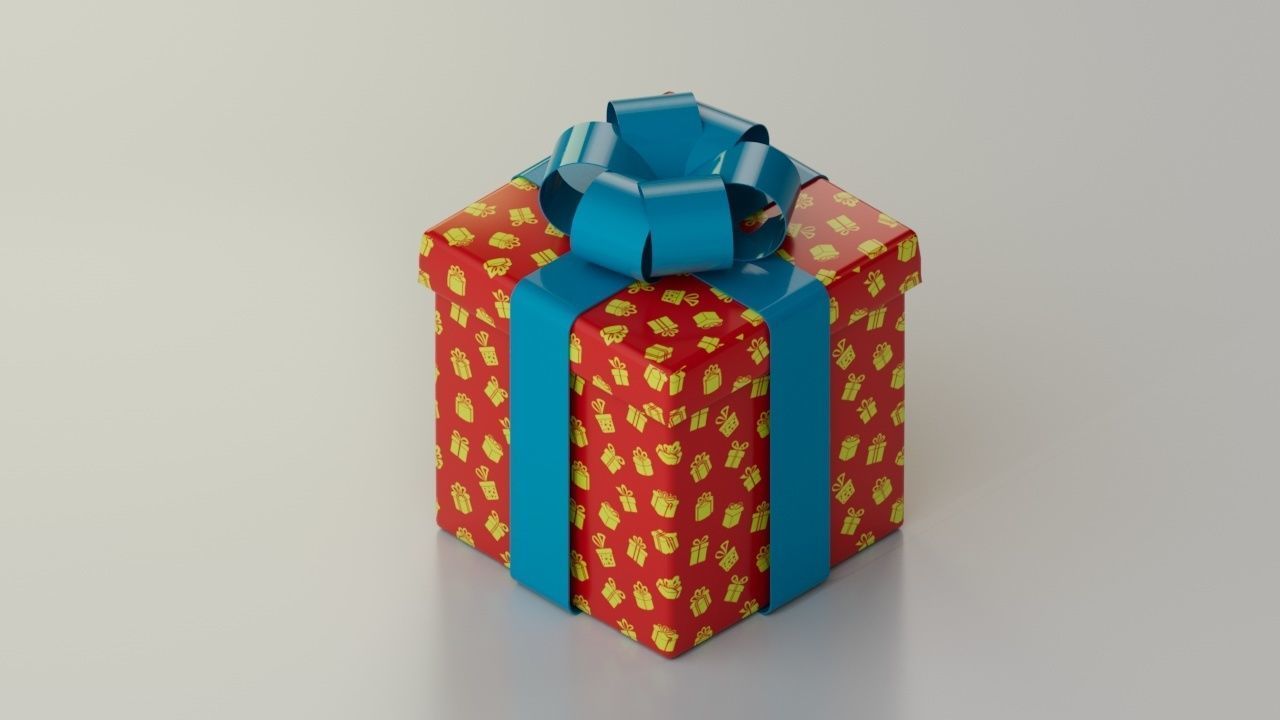Gift Box free 3D model | CGTrader