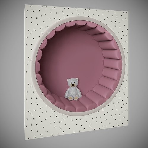 Soft recess round for the bedroom free 3D model | CGTrader
