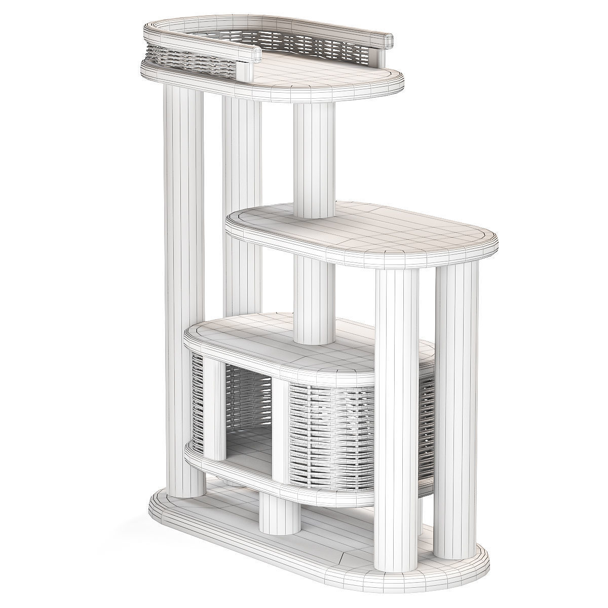 Cats house 3D model | CGTrader