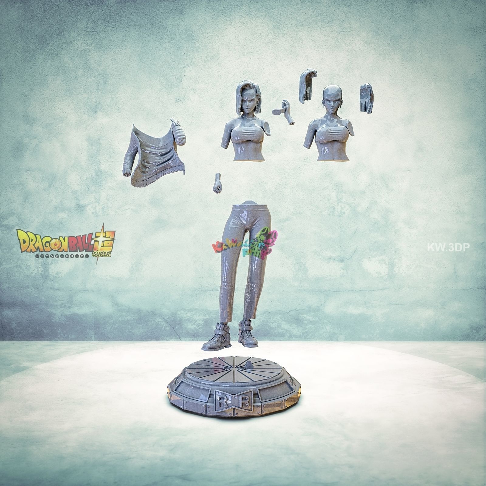 Android 18 dbz 3D model 3D printable | CGTrader