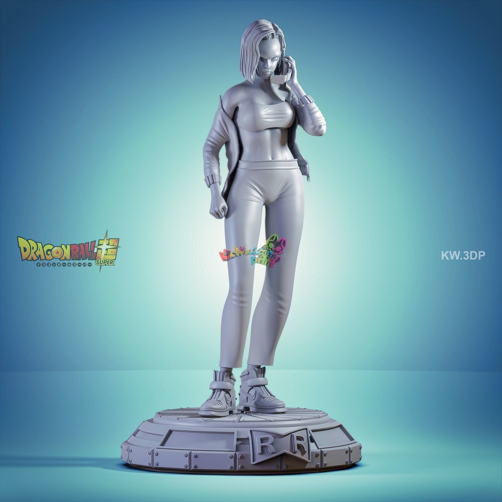 Android 18 dbz 3D model 3D printable | CGTrader