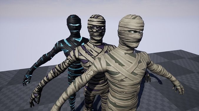 3D model Mummy VR / AR / low-poly | CGTrader