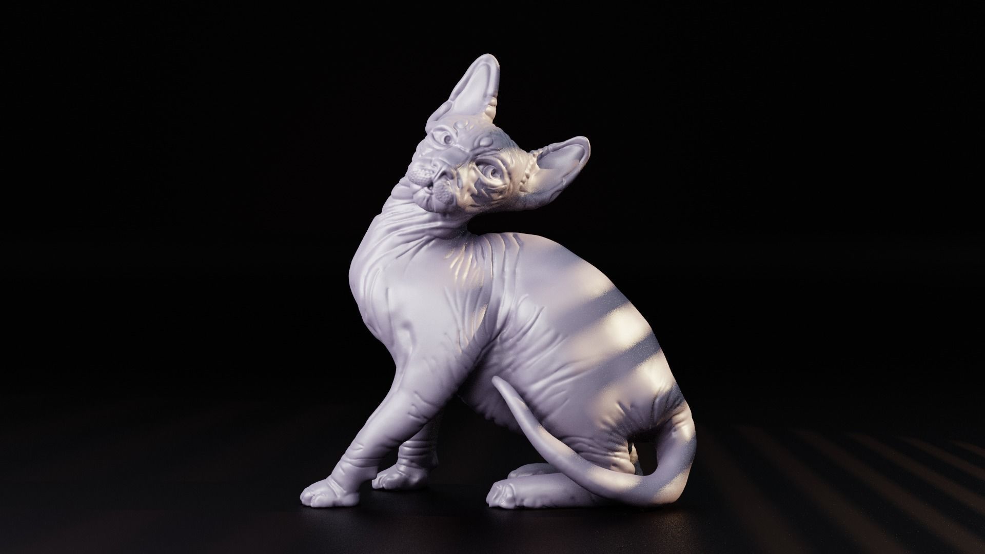 figurine of the sphinx 3D model 3D printable | CGTrader