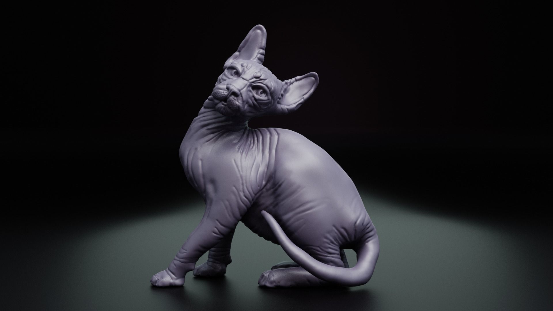 figurine of the sphinx 3D model 3D printable | CGTrader