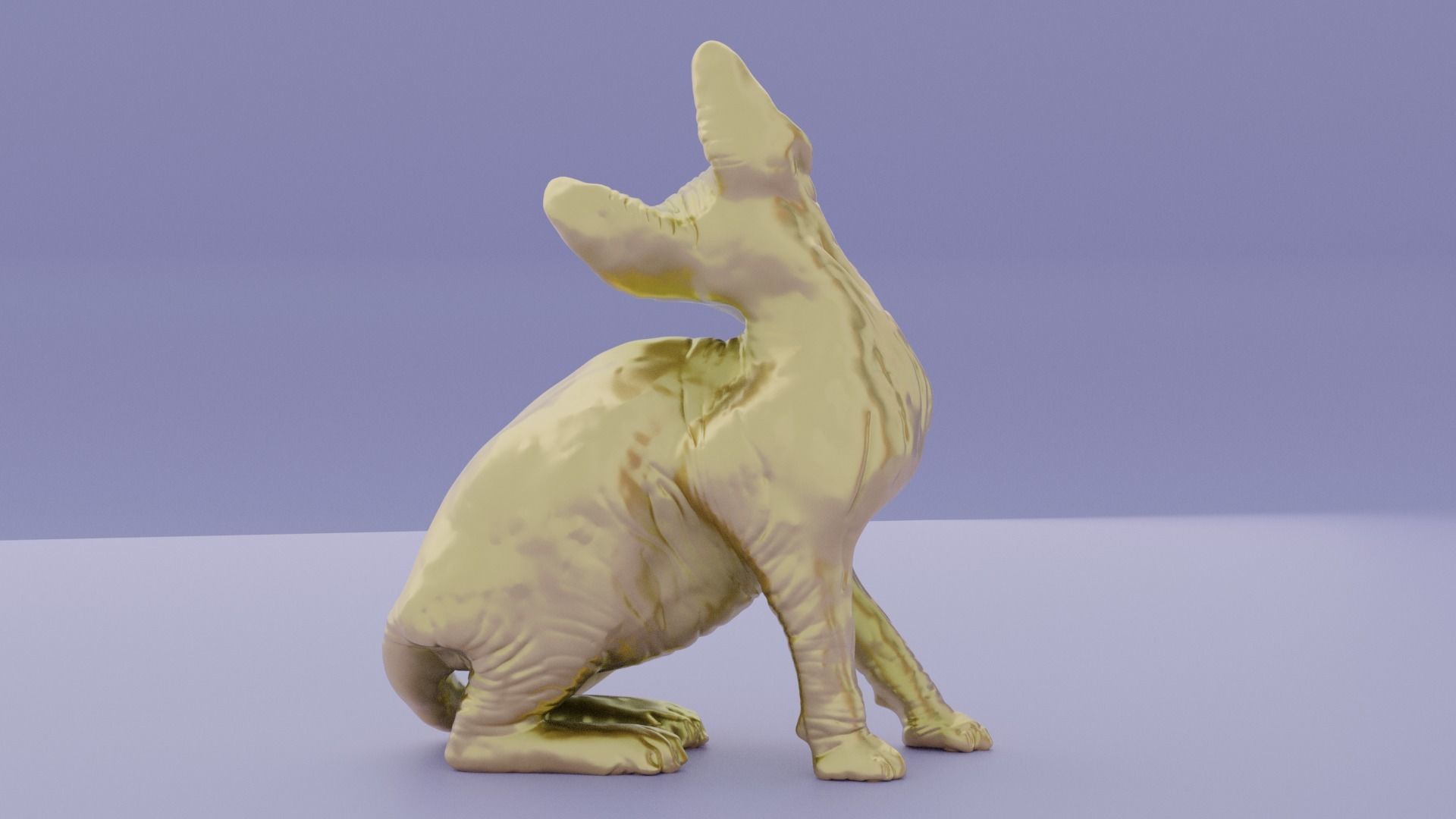 figurine of the sphinx 3D model 3D printable | CGTrader