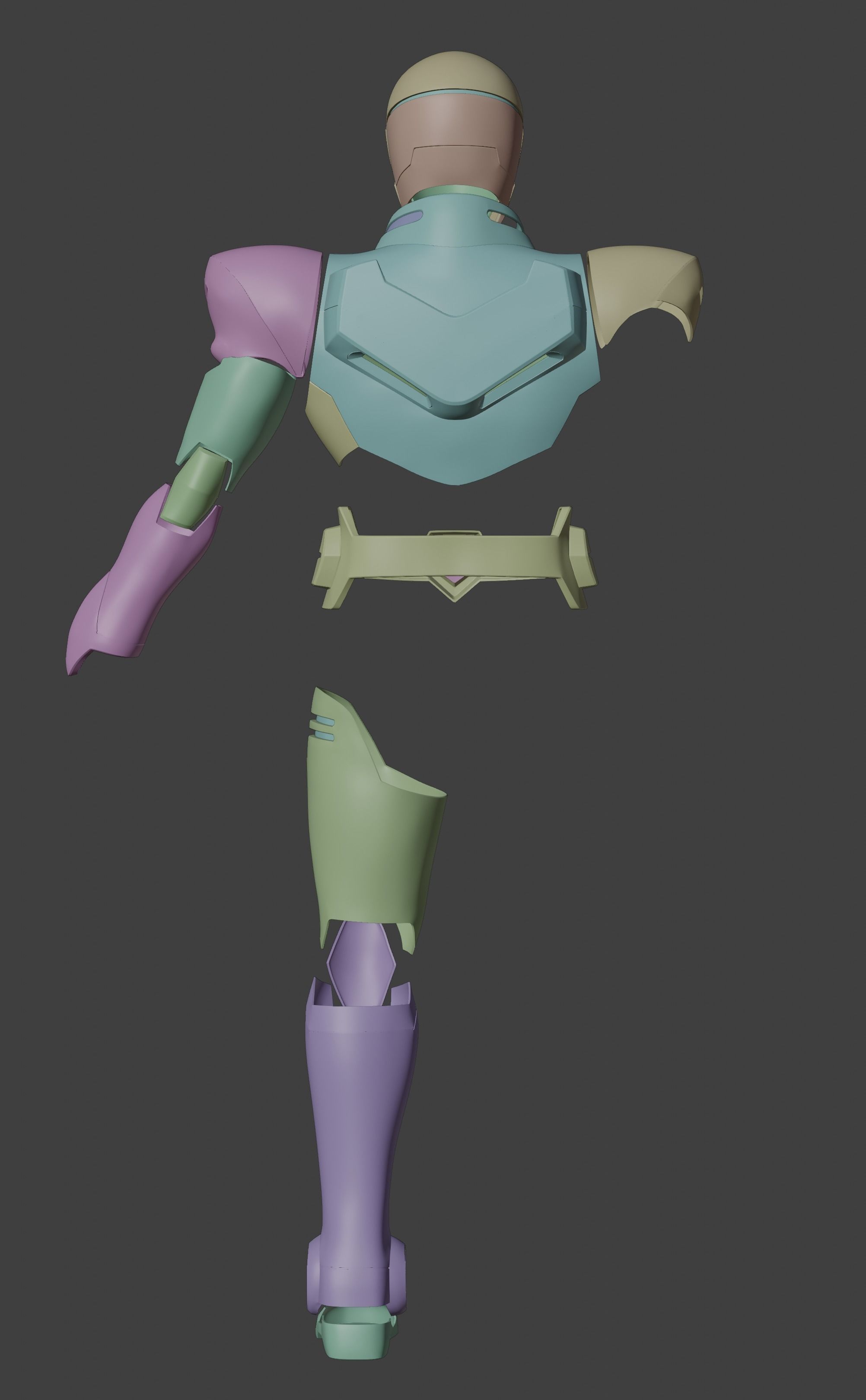 Voltron Paladin Full Armor 3D model 3D printable | CGTrader