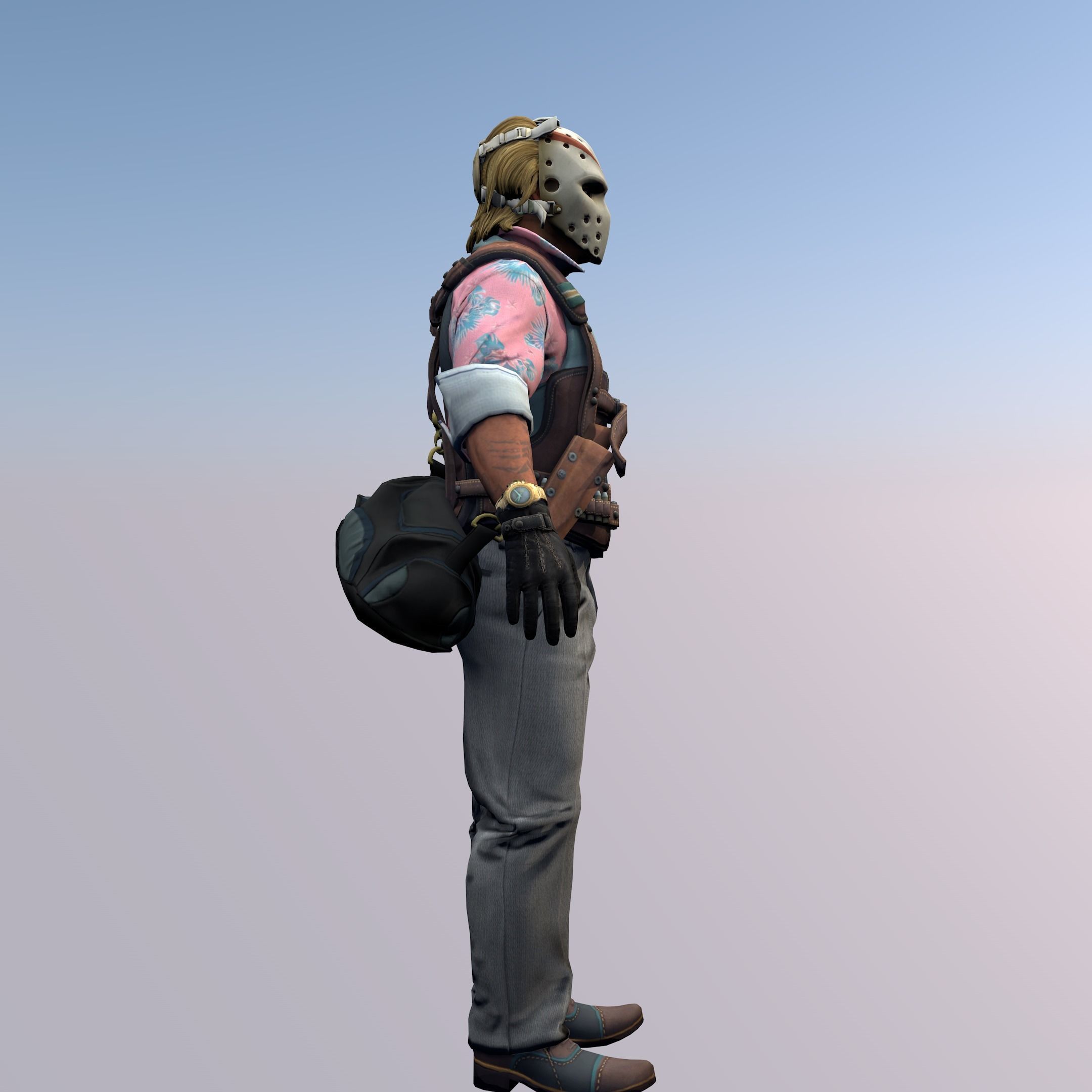 Agent from the game CSGO Sir Darryl The Professionals 3D model | CGTrader