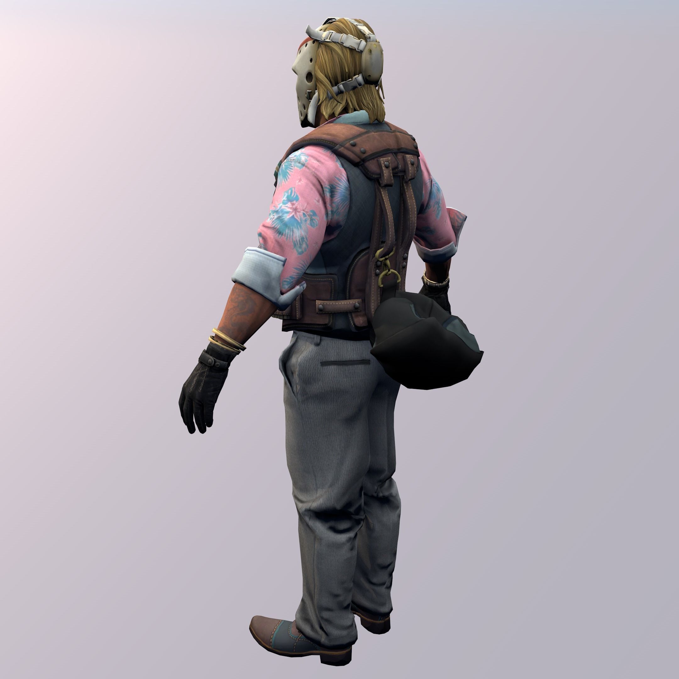 Agent from the game CSGO Sir Darryl The Professionals 3D model | CGTrader