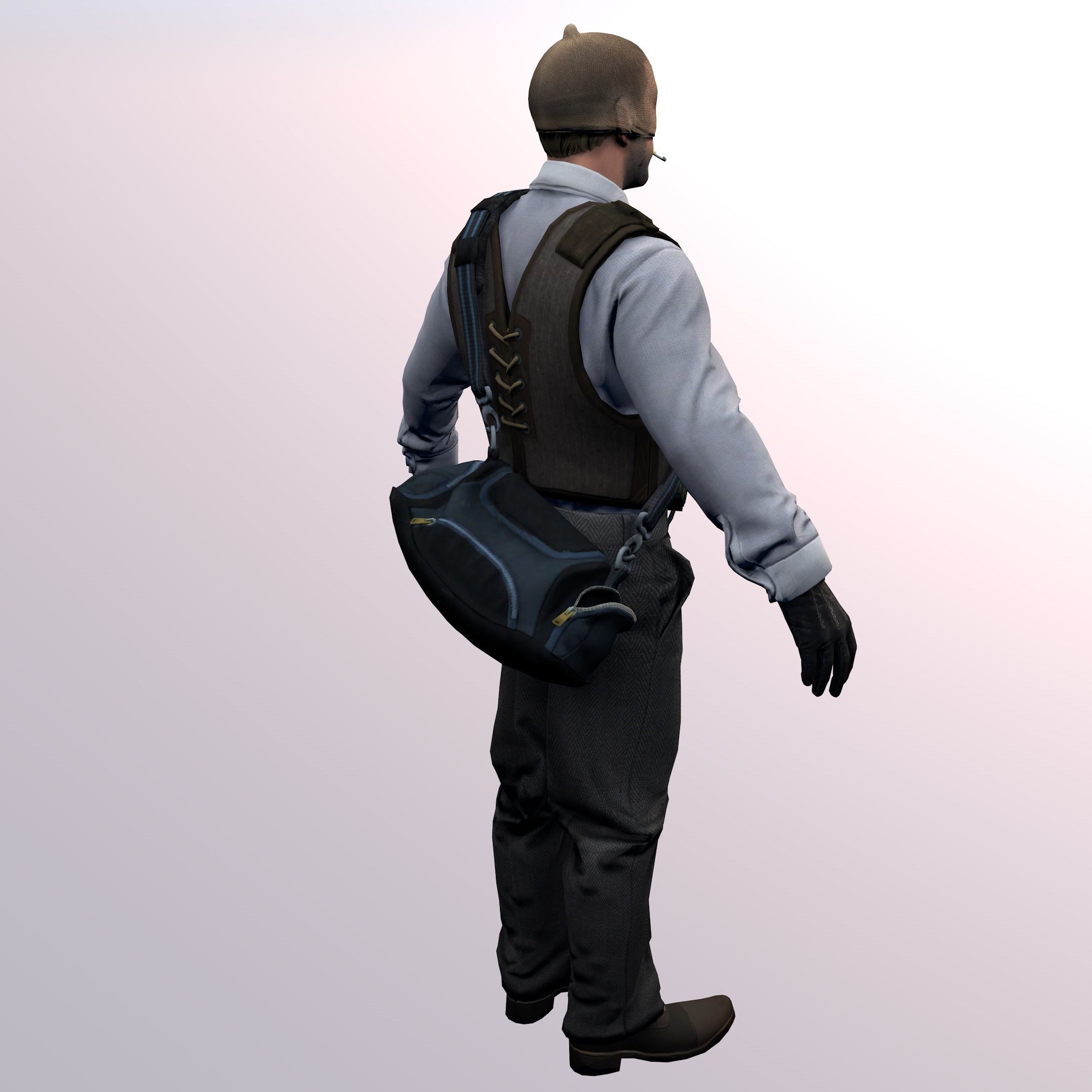 Agent from the game CSGO Number K Professionals 3D model | CGTrader