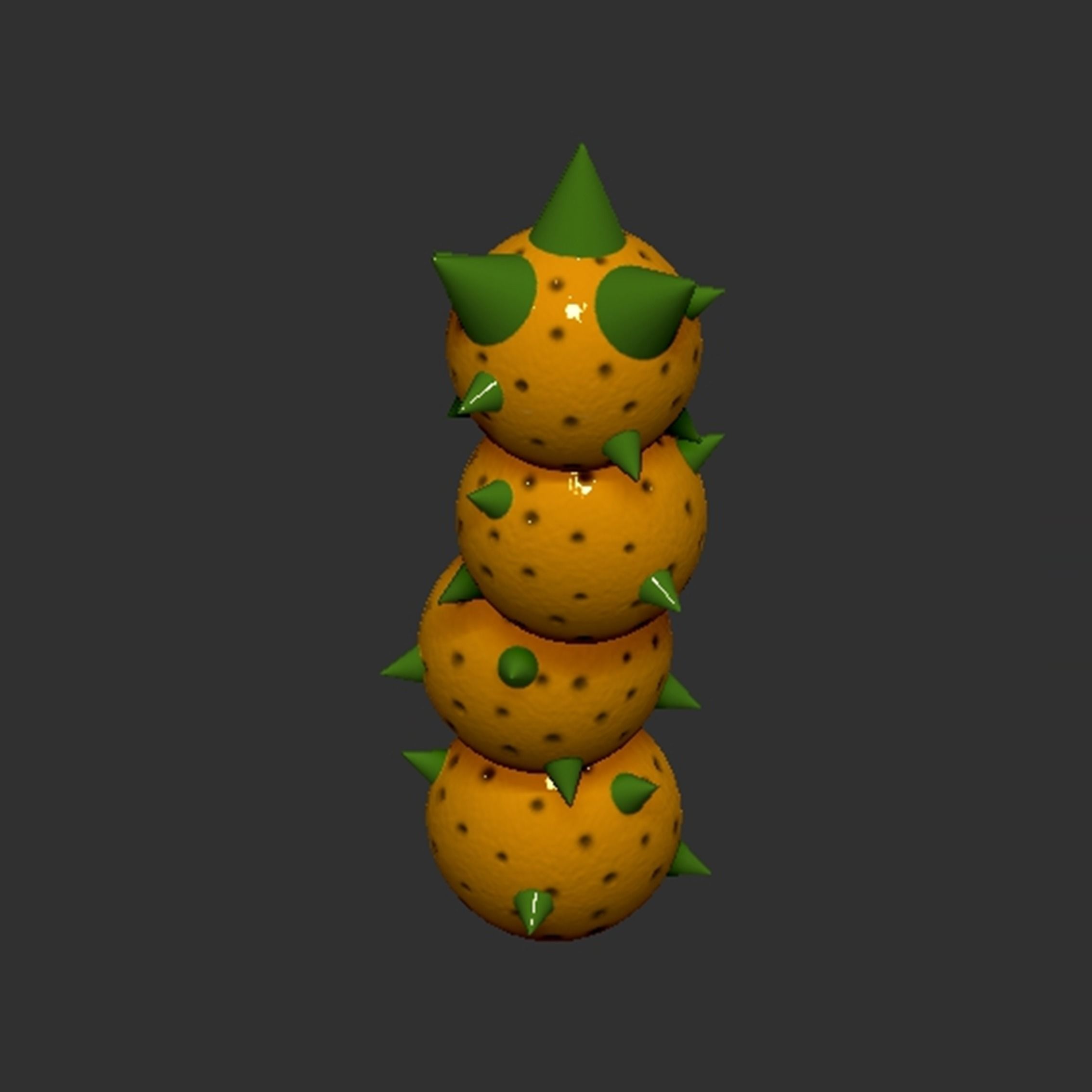 Pokey Mario Enemy 3D model 3D printable | CGTrader