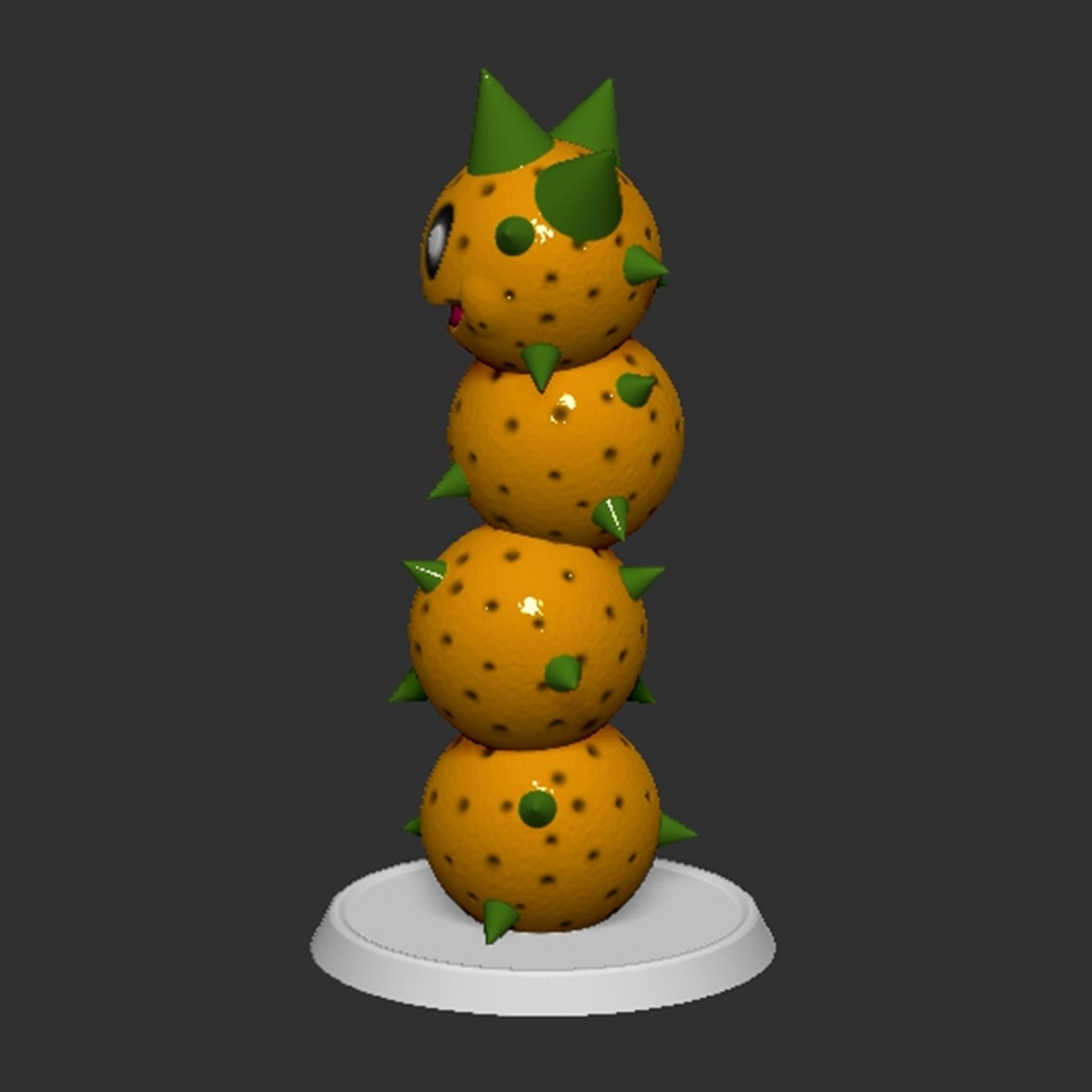 Pokey Mario Enemy Based 3D model 3D printable | CGTrader