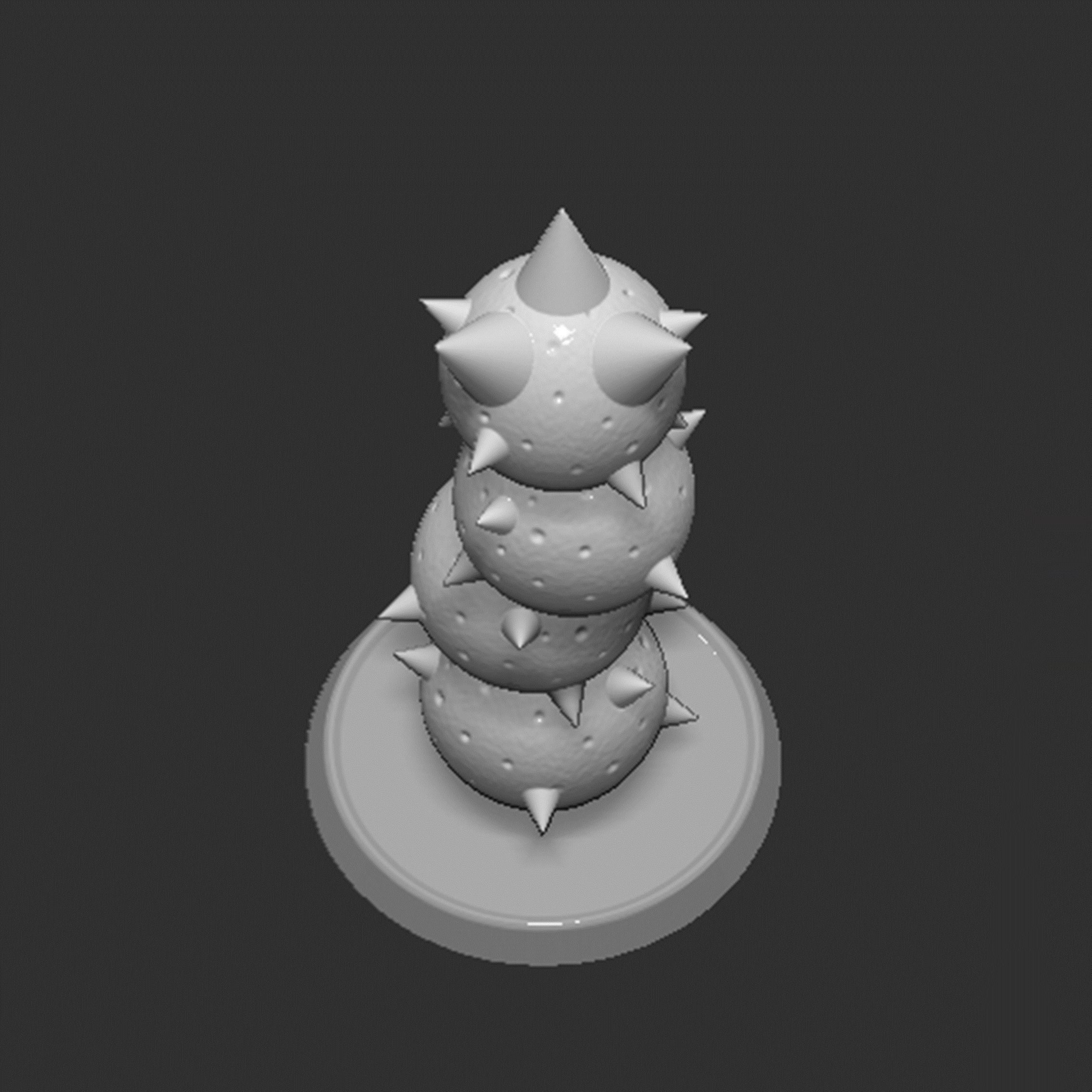 Pokey Mario Enemy Based 3D model 3D printable | CGTrader