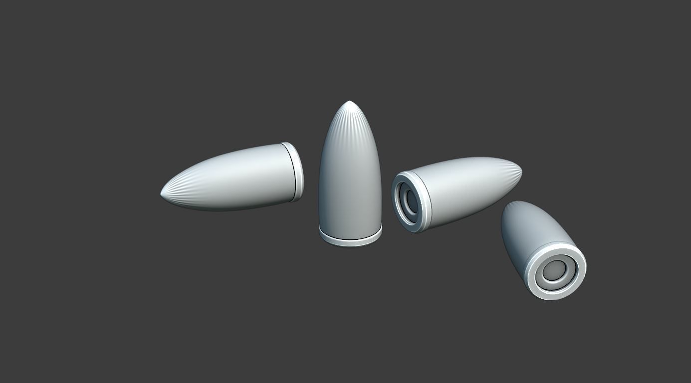Mechanical Gun Bullets 3D model 3D model | CGTrader