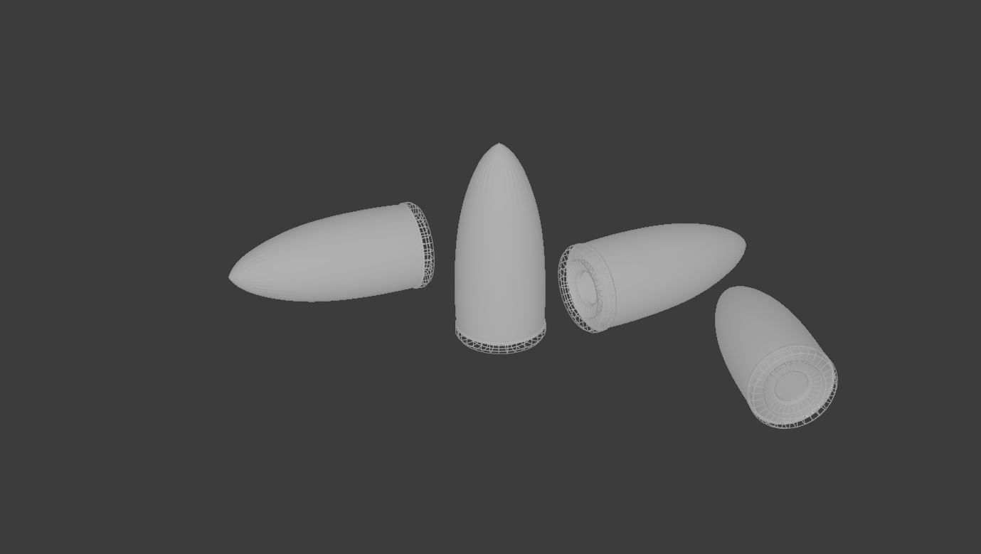Mechanical Gun Bullets 3D model 3D model | CGTrader