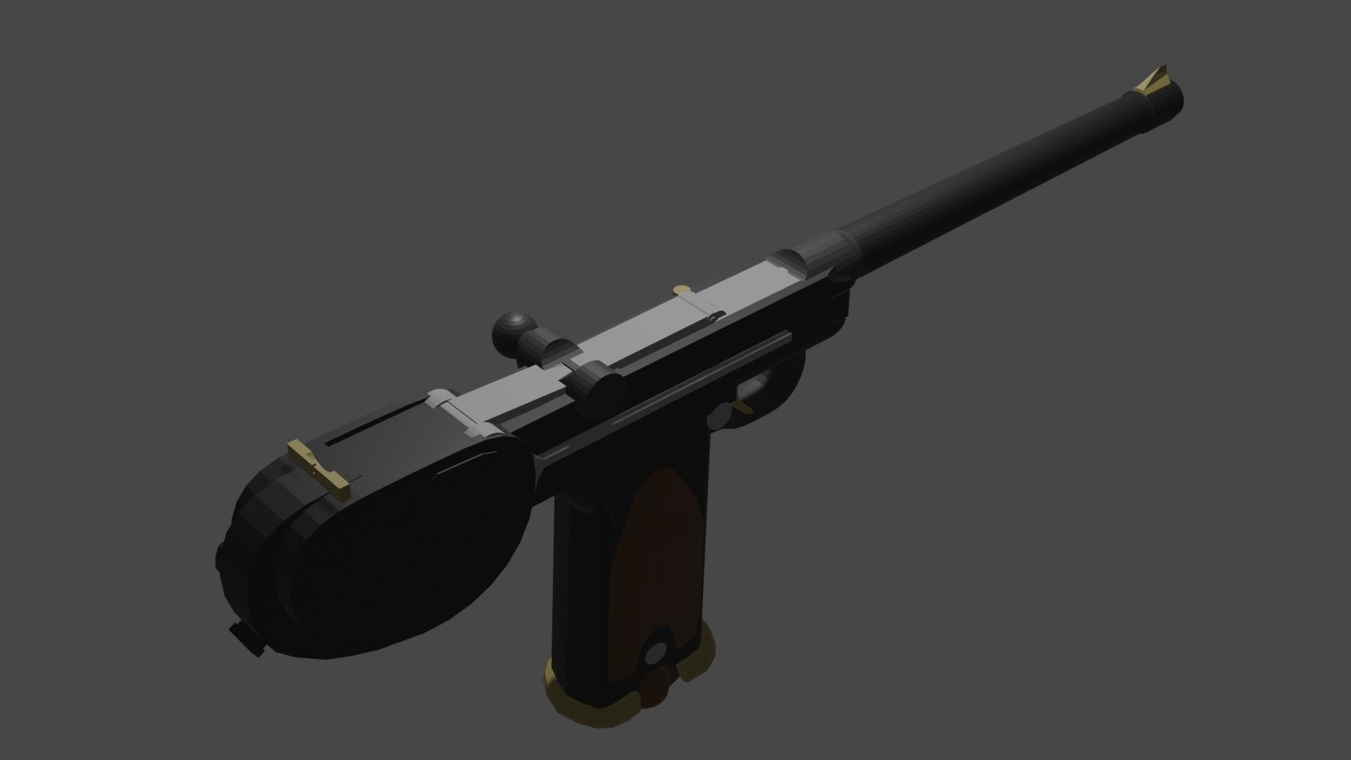 3D model C93 Pistol -Rigged VR / AR / low-poly | CGTrader