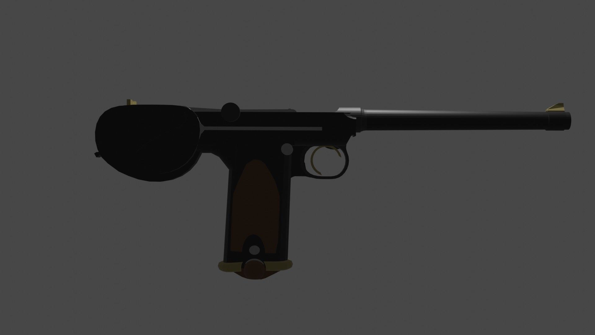 3D model C93 Pistol -Rigged VR / AR / low-poly | CGTrader