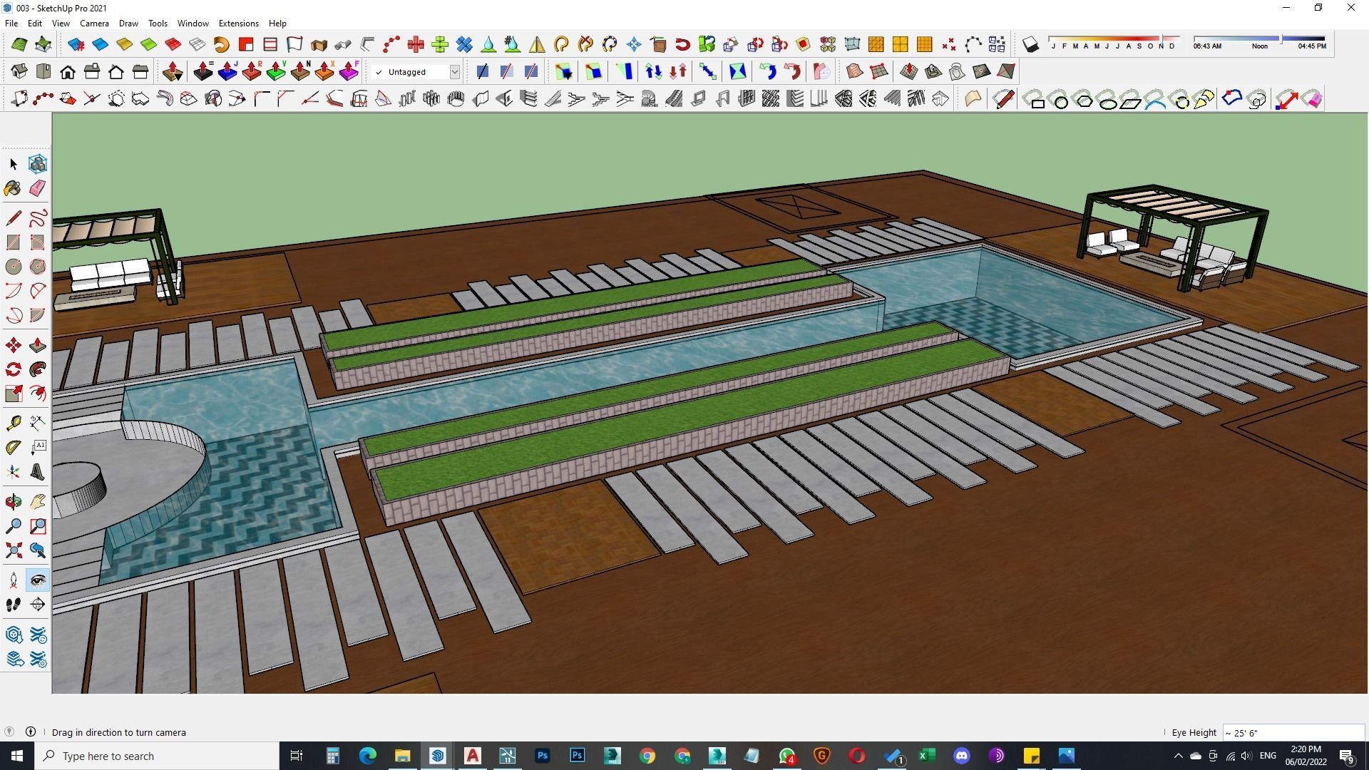 Master plan of landscape garden urban landscape 3D model | CGTrader