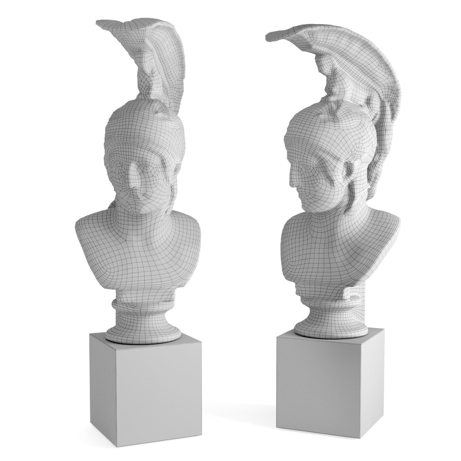 Mars sculpture bust 3D model | CGTrader