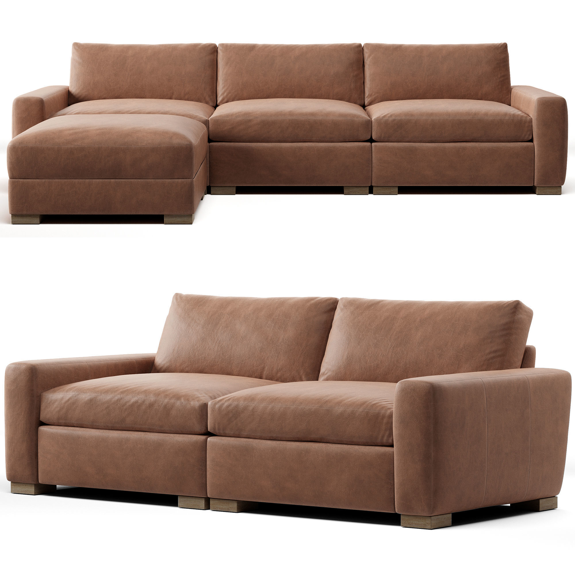 RH Maxwell Sofa 3D model | CGTrader