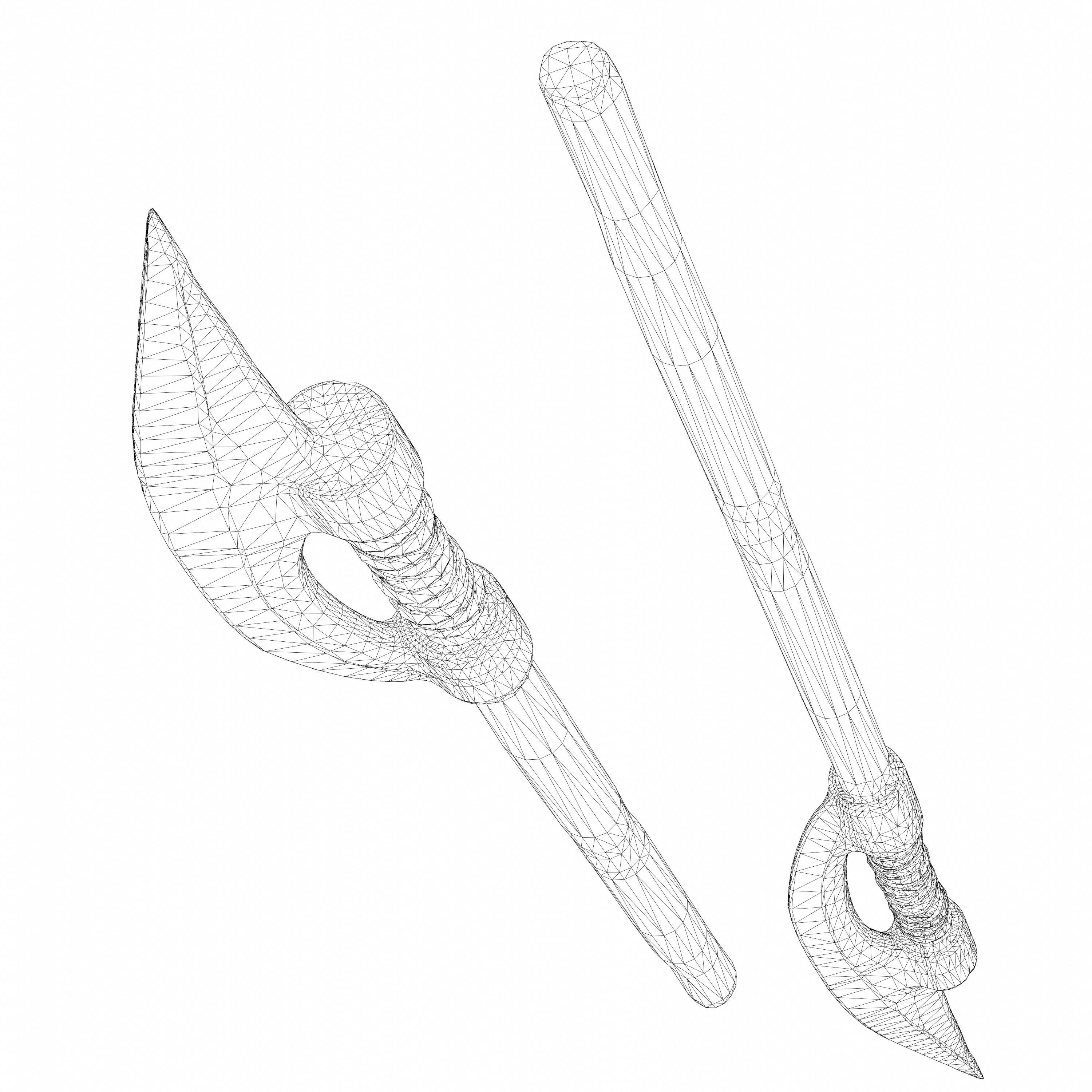 3D model Nata-Naginata Mark III VR / AR / low-poly | CGTrader