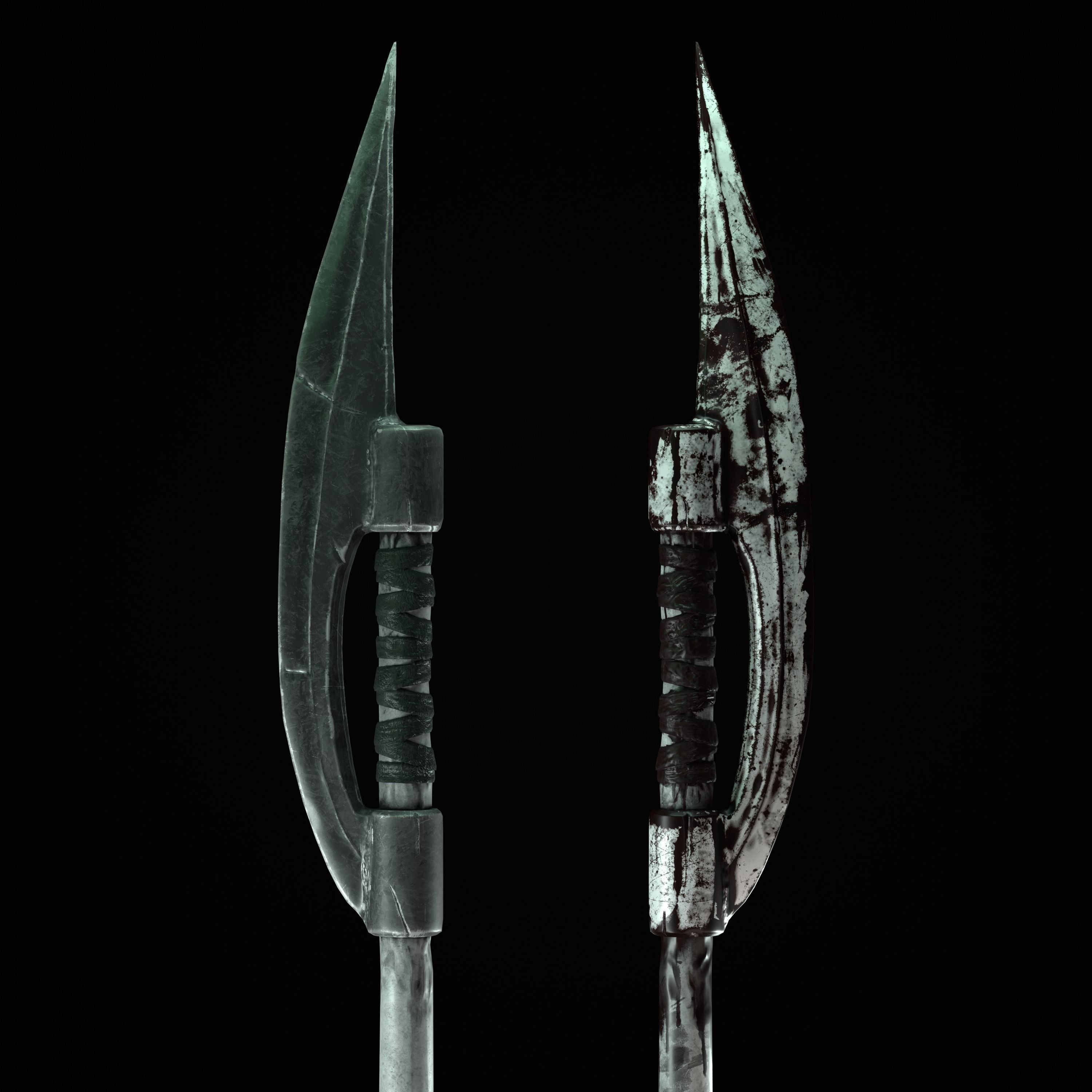 3D model Nata-Naginata Mark III VR / AR / low-poly | CGTrader