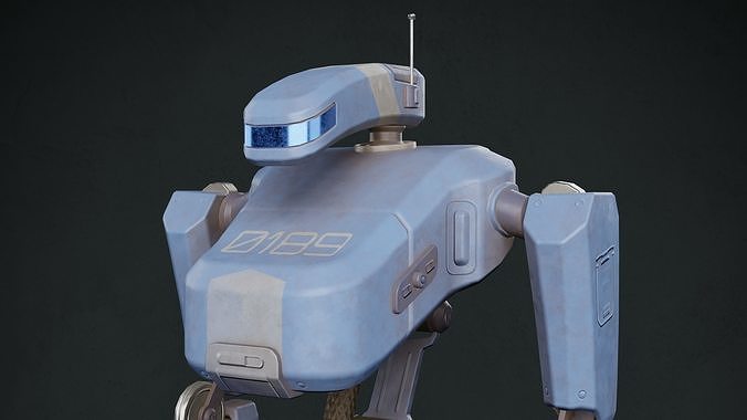 3D model Sci-Fi Robot VR / AR / low-poly | CGTrader