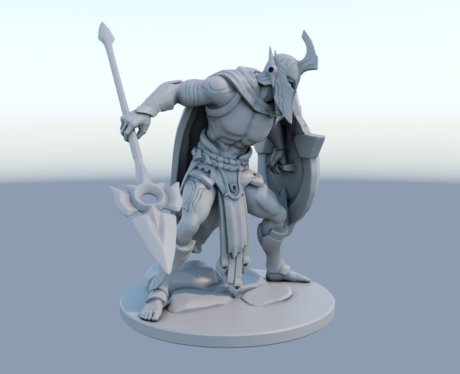 pantheon League of Legends 3D print model 3D model 3D printable | CGTrader