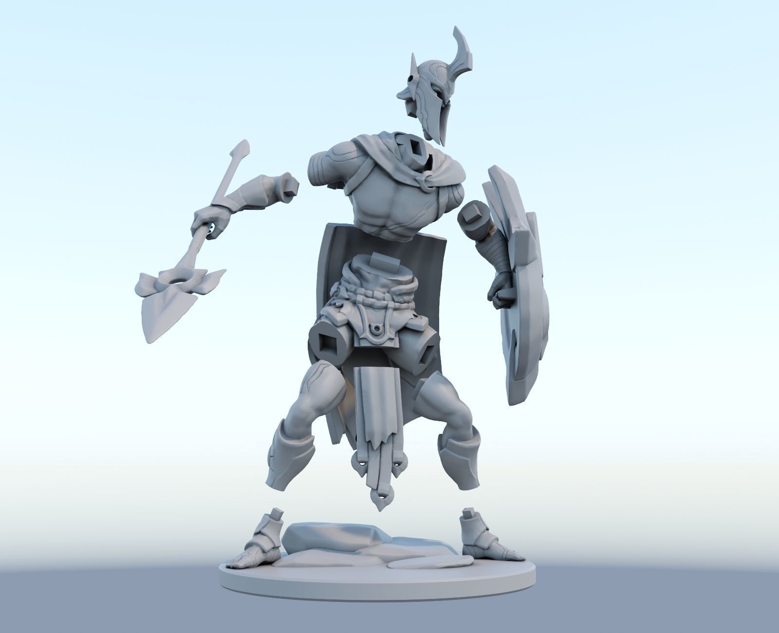 pantheon League of Legends 3D print model 3D model 3D printable | CGTrader