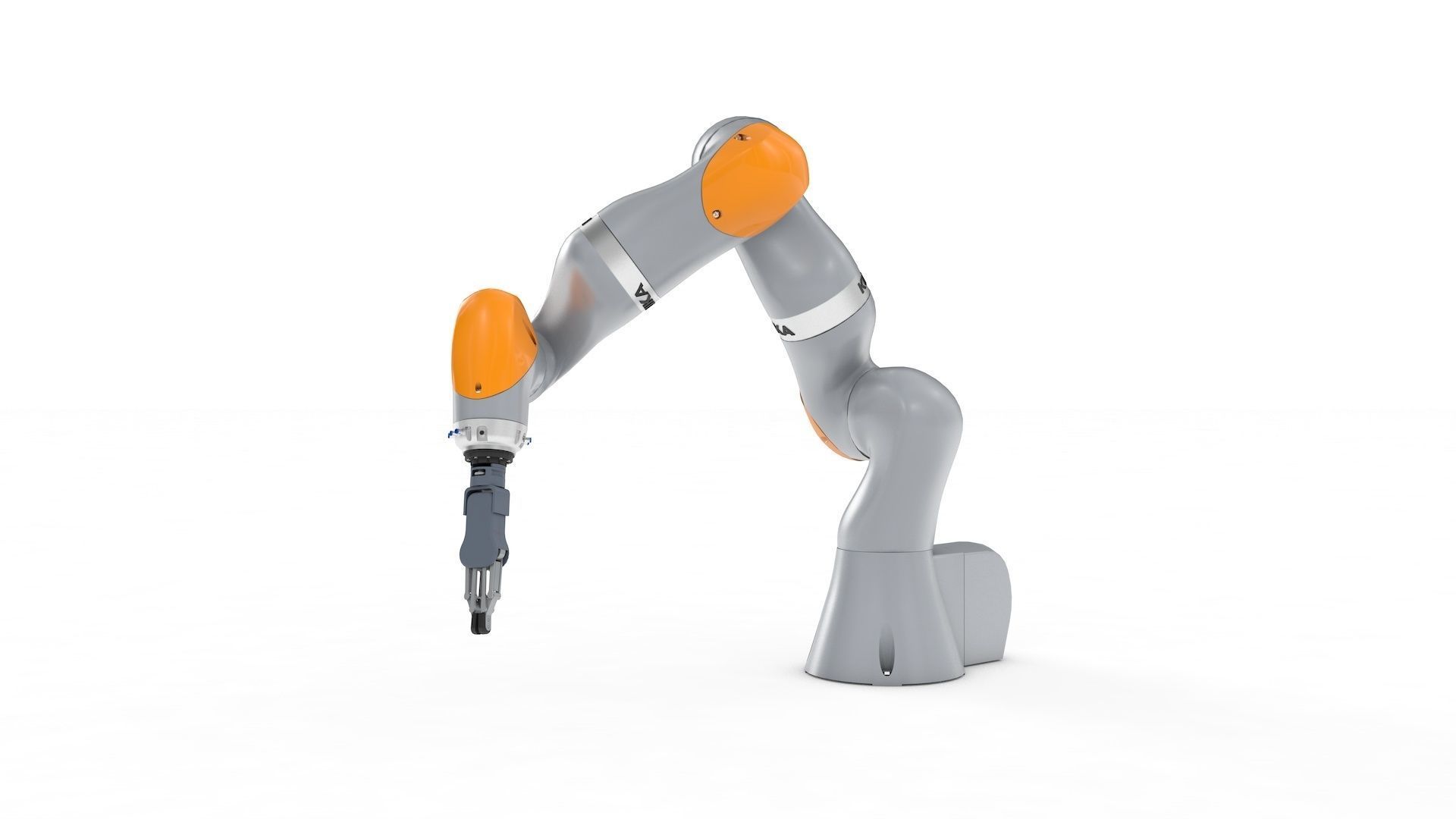 Kuka LBR iiwa Robotic Arm 3D model animated rigged | CGTrader