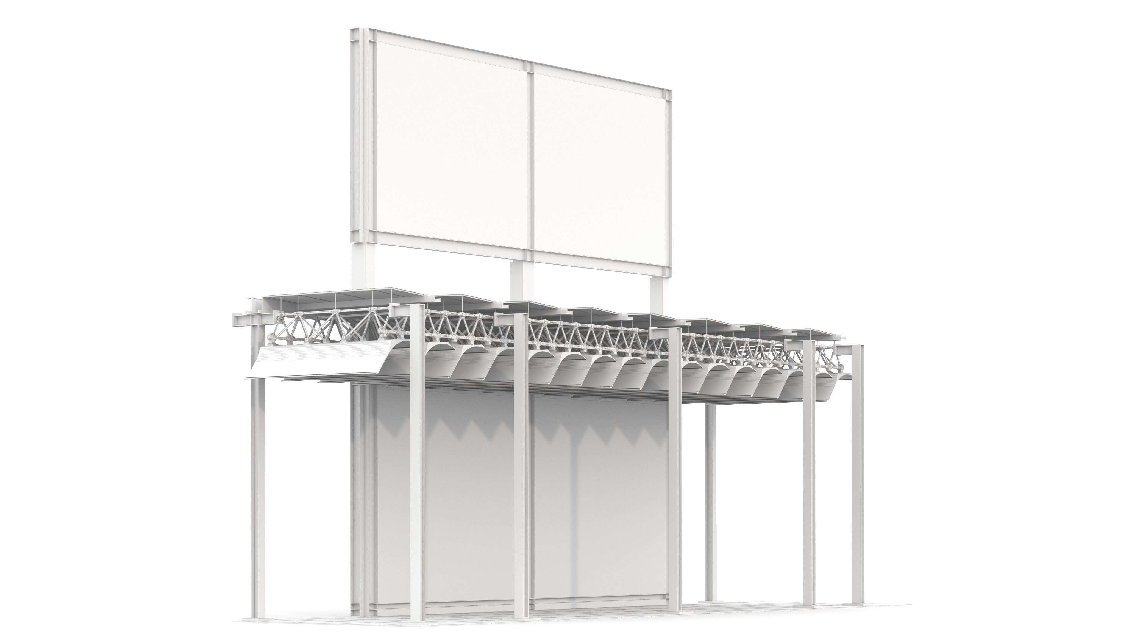 Menil Collection - Exterior Facade sample 3D model | CGTrader