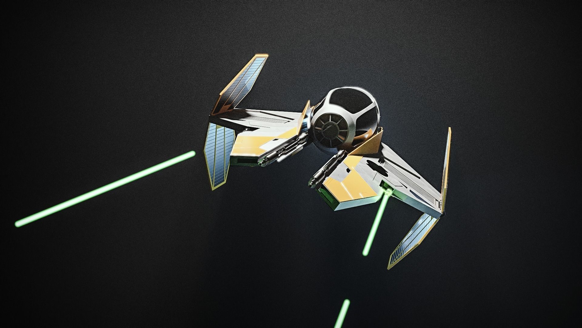 STAR WARS Jedi Interceptor ETA-2 3D model | CGTrader