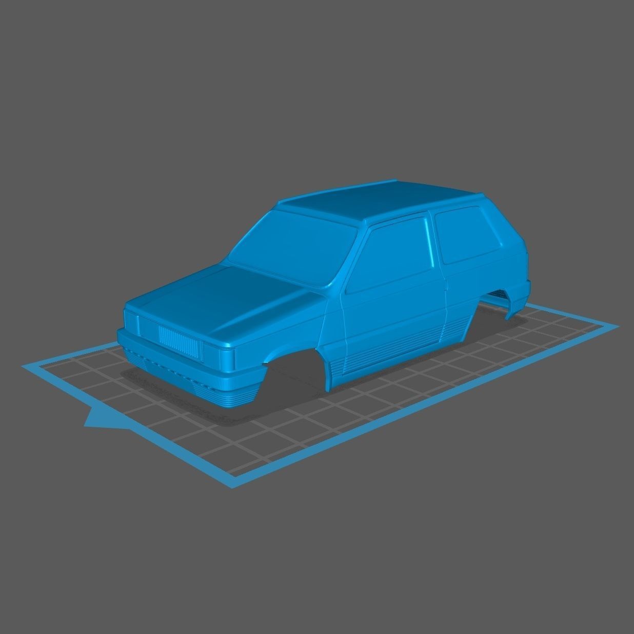 Fiat Panda 1st Gen 3D model 3D printable | CGTrader
